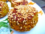 Egyptian Fava Bean Falafels (Ta’amia) with Cucumber and Lemon Yoghurt ...